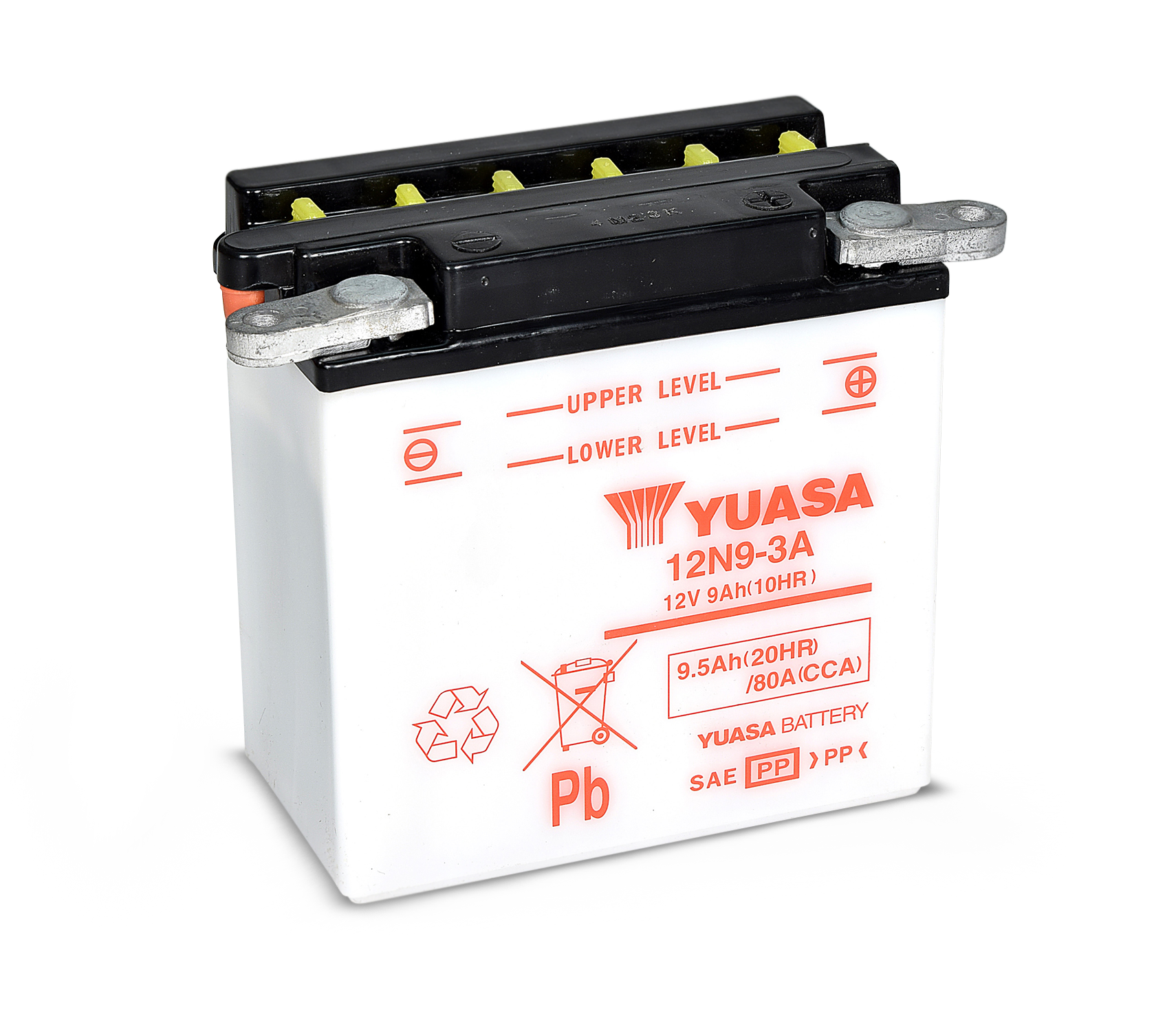 Yuasa Motorcycle Battery 12N9-3A 12V 9Ah From County Battery
